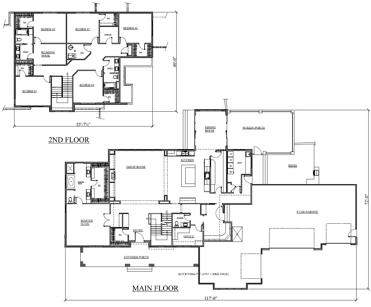 4590TS 592 17 Prull Custom Home Designs House Plans Home Plans